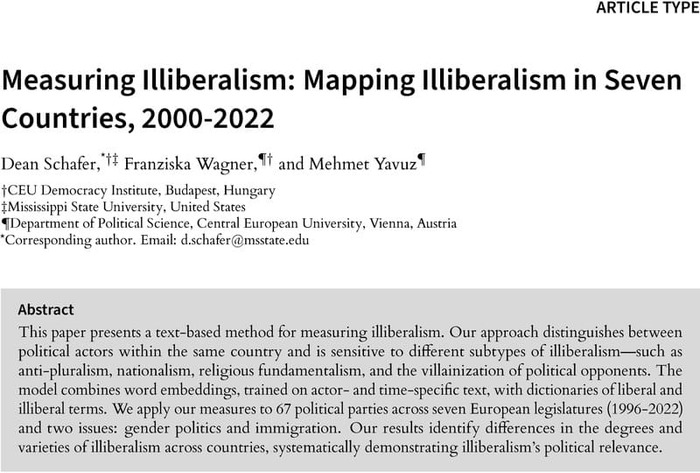 Measuring Illiberalism: Mapping Illiberalism in Seven Countries, 2000 ...